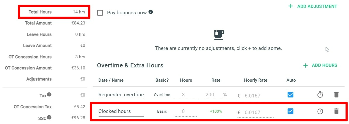 Using approved clockings in Payroll – Talexio