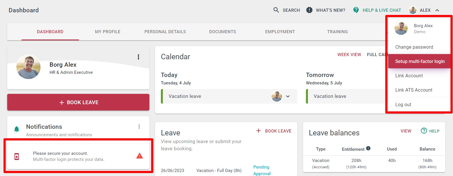 Setting up Two Factor Authentication – Talexio Setting up Two Factor Authentication – Talexio