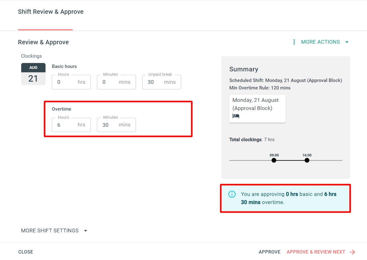 Clocked Hours Discrepancies – Talexio