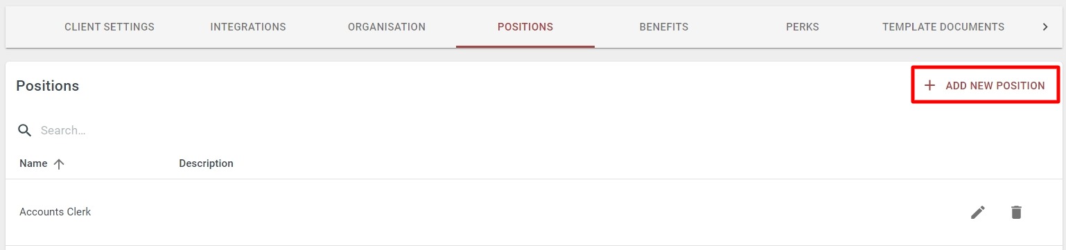Adding Position Titles and Position Details – Talexio