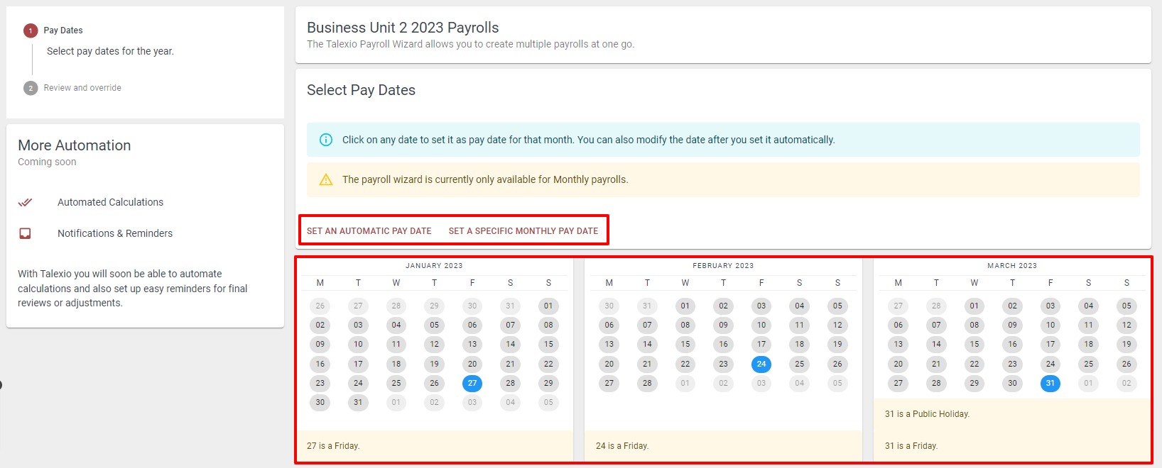Creating a Payroll and Adding Employees – Talexio