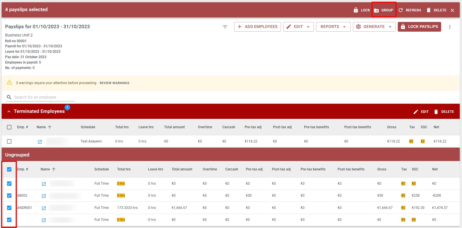 Creating a Payroll and Adding Employees – Talexio
