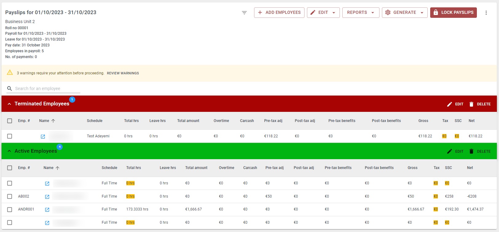 Creating a Payroll and Adding Employees – Talexio