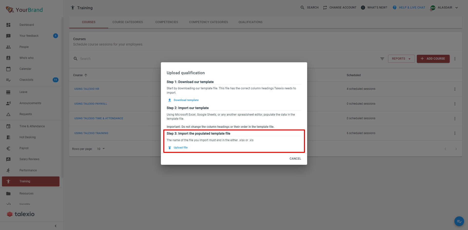 Employee Qualifications & Competencies – Talexio