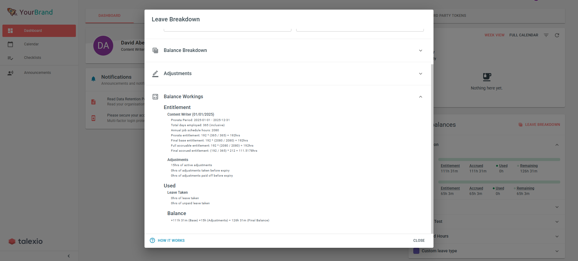 How to view your leave balance: A Quick Guide for Employees – Talexio
