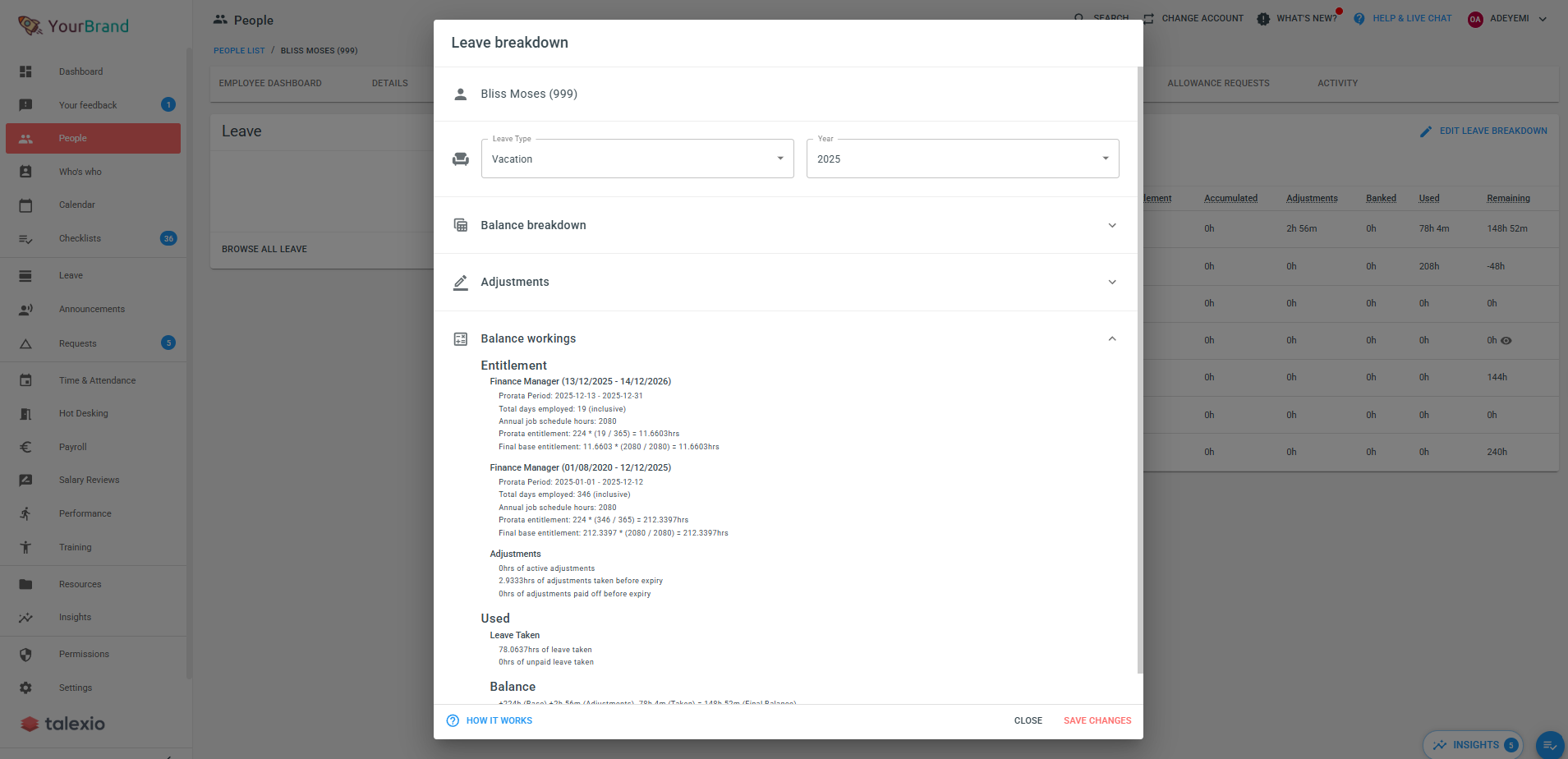 How to view your leave balance: A Quick Guide for Employees – Talexio