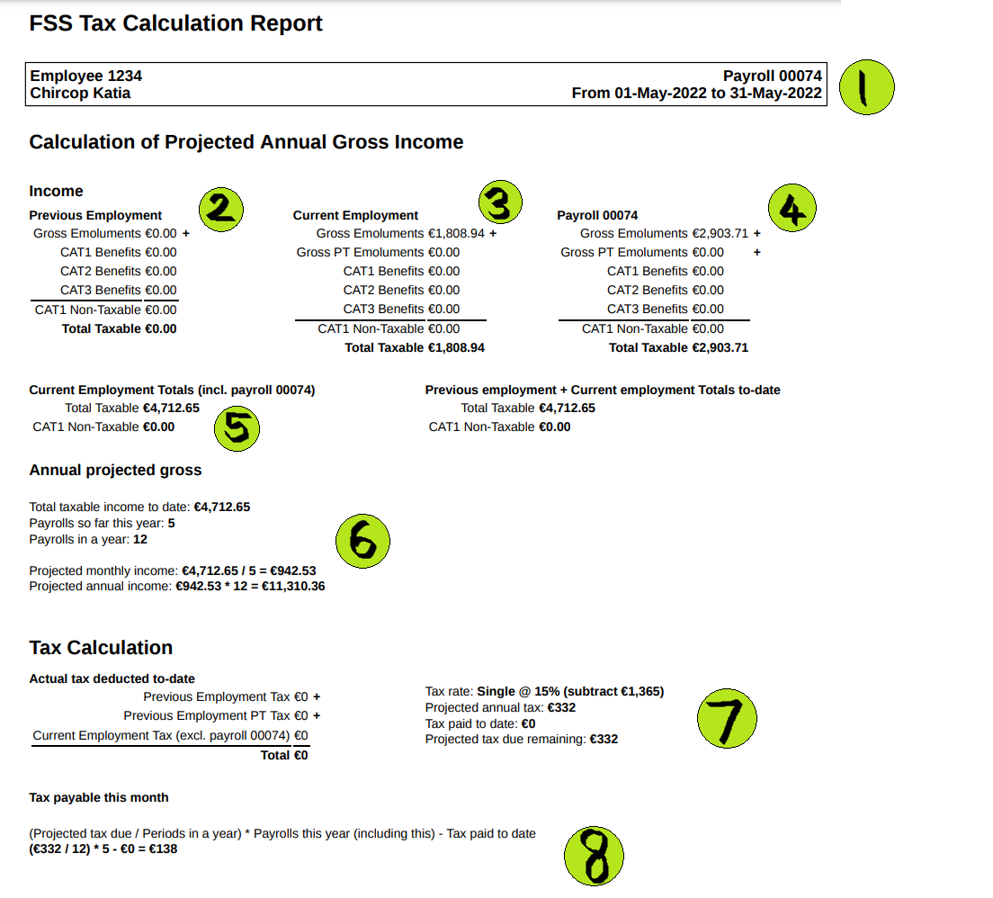 FSS Calculation Report – Talexio