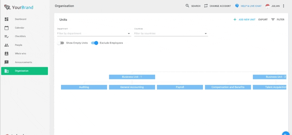 Settings Permissions – Talexio